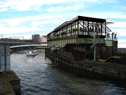 Open - Railroad Bridge Bar with Restaurant in Amsterdam (Dutch Design ...